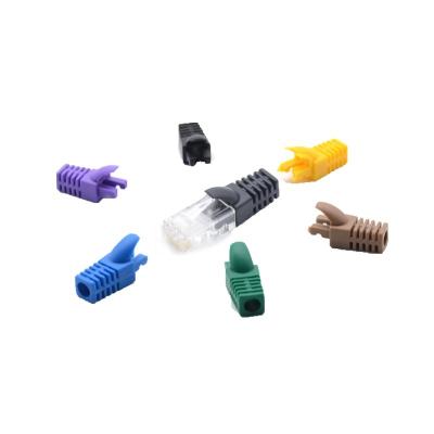 China CAT7 Shielded RJ45 Ethernet Connector with 600MHz Bandwidth, Two-Piece Metal Housing, and Catastrophic Shield for sale