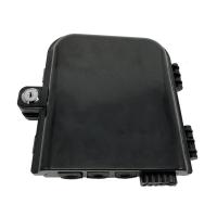 China Black IP65 Waterproof FTTH Termination Box with 1 x 8 PLC Splitter for Drop Cable in ABS Material for sale