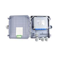 China IP65 ABS 16 Port FTTH Termination Box for Wall and Pole Mounting Fiber Optic Terminal Box for sale