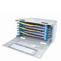 China ABS / PC Fiber Optic Distribution Frame for FTTH / FTTB / FTTX Network with 1X8/16/32/64 Cores Capacity ODF Patch Panel for sale