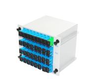China 32 Core SC APC/PC Fiber Optic Cassette PLC Splitter for FTTH Termination Box with 3 Years Warranty for sale