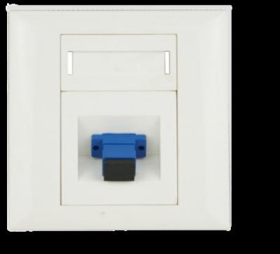China IP20 Rated LC/SC Socket with 86 * 86 mm Size and 0.1dB Loss for High-Performance Fiber Alignment for sale