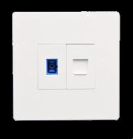 China Ultra-low Latency LC/SC Socket with Photonic Crystal Fibers in 86 * 86 mm Size for High-Speed Networks for sale
