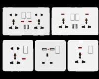 China RJ45 and LC/SC Hybrid Wall Switch with 10Gbps Cat6A and 100Gbps OM4 for Ultimate Network Performance for sale