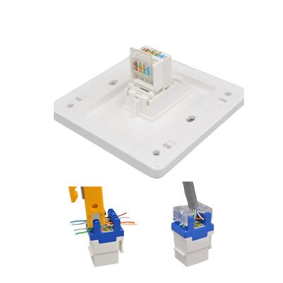 China 110-240V CAT7 Multi Function Wall Plate Switch with RJ45 Socket for High-Speed Networking for sale