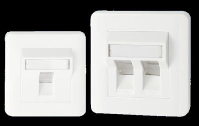 China 40Gbps Backbones CAT7 Socket with 600MHz Bandwidth and PoE++ Support for High-Speed Network Wall Plate Switch for sale