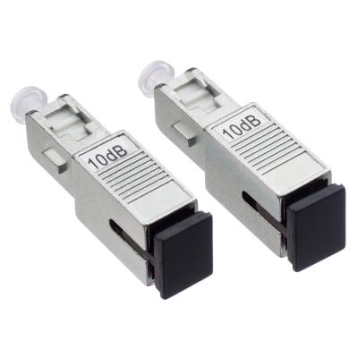 China Singlemode 9/125µm Fiber Optic Attenuator with 1-30 dB Attenuation and SC/UPC Connector for Precise Signal Control for sale