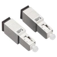 China 20dB SC/PC Fixed Wavelength Independent Fiber Optic Attenuator for Data Networks for sale