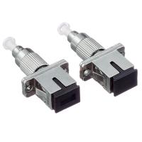 China Metal Type FC-SC Hybrid Fiber Adapter 2.5mm to 1.25mm for Visual Fault Locator for sale