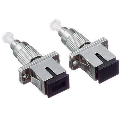 China Metal Type FC-SC Hybrid Fiber Adapter 2.5mm to 1.25mm for Visual Fault Locator for sale