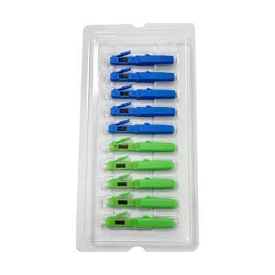 China LC Fiber Optic Fast Connector with ≤ 0.3 dB Insertion Loss 0.9mm Cable Diameter and ≥ 50 dB Return Loss for High Performance Optical Networks for sale