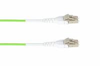China OM5 Duplex 50/125 Multimode Fiber Optic Cable with LC/PC Uniboot Connector and 2.0mm Diameter for sale
