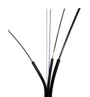 China Outdoor Fiber Optic Drop Cable 2 Core UV and Flame Resistant LSZH Material for FTTH Projects for sale