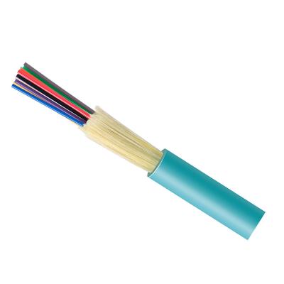 China 12 Core Multimode OM3 Fiber Optic Cable for FTTH Indoor Distribution with PVC/LSZH Material for sale