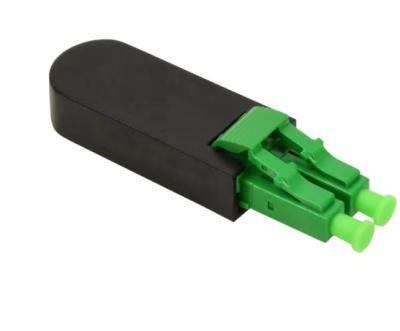 China LC APC UPC Duplex Fiber Optic Adapter Loopback with Low Insertion Loss High Precision Alignment and Nickel Plated Brass Body for sale