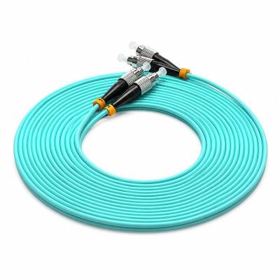 China Custom Length 1M to 100M Single Mode Fiber Optic Patch Cord with SC LC FC ST Connectors for Network Cabling for sale