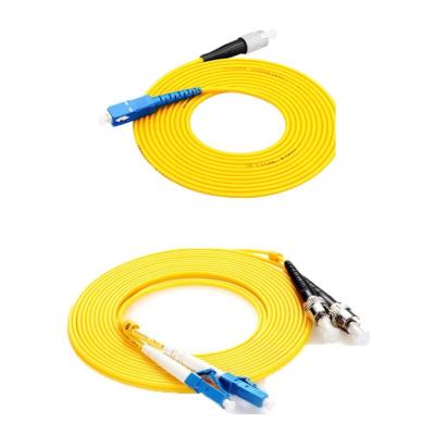 China OFNP Plenum Rated LSZH Low Smoke Zero Halogen Fiber Optic Patch Cord with SC LC FC ST Connectors for sale