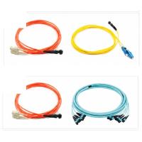 China 12 Color Coded Fiber Optic Pigtail with SC APC Connector for OS2 Single Mode Applications for sale
