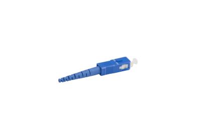 China SC UPC Fiber Optic Quick Connector with Ceramic Ferrule for Low Insertion Loss in Single and Multi Mode Applications for sale