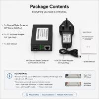 China Gigabit SFP Media Converter for 10/100/1000Base-T to 1000Base-SX with 550m Transmission Distance on Multimode Fiber (MMF) OM2/OM3 for sale