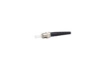 China 3.0mm Low Insertion Loss Nickel Plated Brass Body Fiber Optic ST Connector for Indoor Distribution for sale