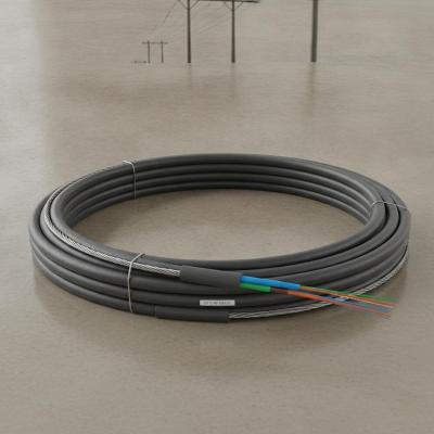 China GYTC8S Figure 8 Self Supporting Fiber Optic Cable with Corrugated Steel Tape Armoring and Single Mode G652D for Aerial Networks for sale