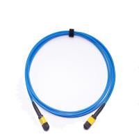 China Low Insertion Loss ≤ 0.35dB 24 Core MPO MTP Cable with LSZH Material Fiber Optic Patch Cord for sale