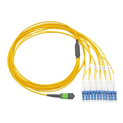 China G652D LSZH Single Mode 12 Core MPO MTP Cable for High-Density Fiber Optic Networks for sale