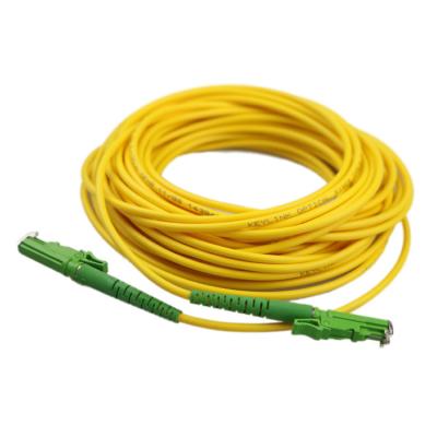 China E2000 APC Metal Cap Fiber Optic Patch Cord with 9/125 Single Mode and 1310/1550 Wavelength for sale