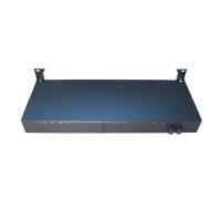 China 1U Rack Mount Fiber Optic Distribution Box with 8C 12C 24C 32C 48C Capacity and 0.35dB 0.5dB Insertion Loss for High Density Applications for sale