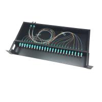 China Fiber Optic Distribution Frame MPO/MTP Cassette with 16C/32C Ribbon Fiber and Low Insertion Loss 0.35dB for Data Center for sale