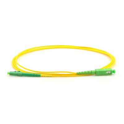 China 5M Length LSZH SC-LC Fiber Optic Patch Cord with ≥60dB Return Loss for Single Mode Applications for sale