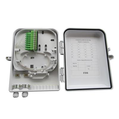 China 16 Core ABS Material FTTH Termination Box Wall Mountable for FTTX Access System for sale