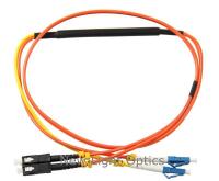 China Duplex 62.5/125 Fiber Optic Patch Cord with Low Insertion Loss ≤0.3dB and SC-SC Connector for Mode Conditioning for sale