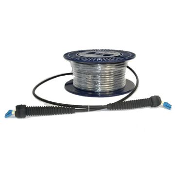 China IP67 Waterproof LC-LC Connector Optical Fiber Patch Cord with Customizable Length for Outdoor Networks for sale