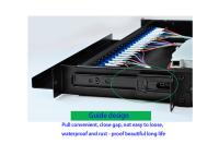 China Standard Size Multimode Fiber Optic Distribution Frame with 24LC / SC Adapters and Rack Mount Design for FTTH Networks for sale