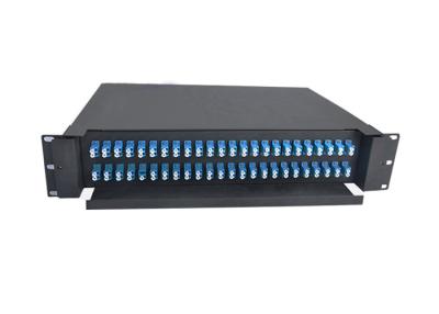 China 1U Rack Mount Fiber Optic Patch Panel with 12 Core SC/FC/ST/LC Splicing for FTTH Networks for sale