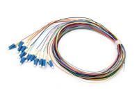 China LSZH 12 Color 1m Fiber Optic Pigtail with SC E2000 FC ST Connectors for Stable Performance for sale