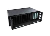 China 19 Inch Rack Mount Fiber Optic Patch Panel with Drawer Structure for FTTH FTTB FTTX Network for sale