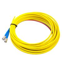 China ST Fiber Optic Pigtail 2.0mm Duplex PC Polishing Single Mode Optical Fiber Pigtail Cables for sale