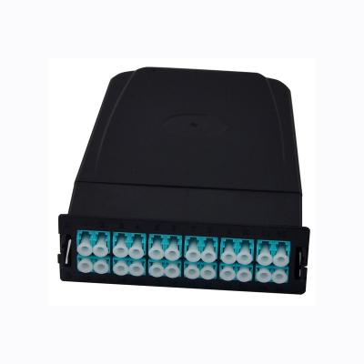 China 24 Fibers OS2 Single Mode High-Density Modular MPO Cassette with Pre-Terminated Design for Efficient Fiber Optic Networks for sale