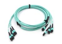 China 48 Core MPO MTP Cable with LSZH Material and Custom Length MPO Optic Jumper for sale