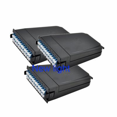 China MTP MPO Cassette Module with Corning Fiber Optic Cable, 12/24/48/96 Port Options and Low Insertion Loss for High-Density Data Centers for sale