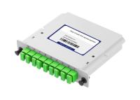 China Single Mode Fiber Optic Splitter 1 In 8 Out with High Channel Counts and SC Connector for sale