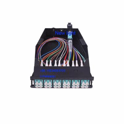 China FTTX Optical Fiber MPO/MTP Cassette 1RU Terminal Box with Corning ClearCurve® Fiber and 96 LC Fibers Patch Panel for sale