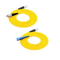 China Durable Simplex Single Mode Fiber Optic Patch Cord SC to LC for High-Speed Networks for sale