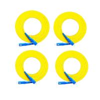 China 2.0mm Diameter LC-LC Connector Armored Fiber Optic Patch Cord with Customizable Length for sale