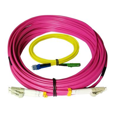 China Duplex Multimode Fiber Optic Patch Cord with Customizable Length for High-Speed Data Transmission for sale