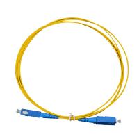 China SC Optical Fiber Patch Cord Simplex 9/125 SM with 1310 / 1550 Wavelength and 2.0mm Diameter for sale