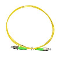 China FC APC Fiber Patch Cord with Screw Type Metal Connectors Simplex 9/125 SM 2 Meter Length for sale